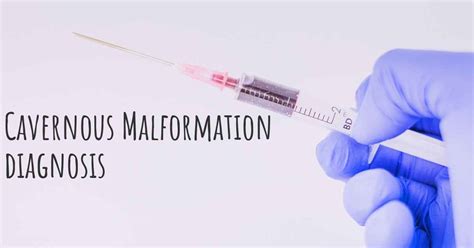 How Is Cavernous Malformation Diagnosed