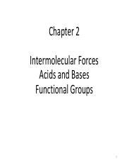 Chapter 2 Acids And Bases Functional Groups Pdf Chapter 2 Intermolecular Forces Acids And