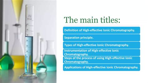 High Effective Ionic Chromatography Ppt