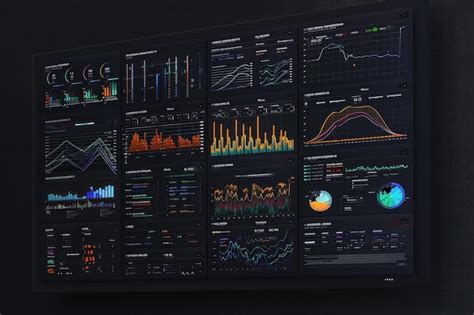 Modern Business Analytics Dashboard Displaying Financial Information Premium Ai Generated Image