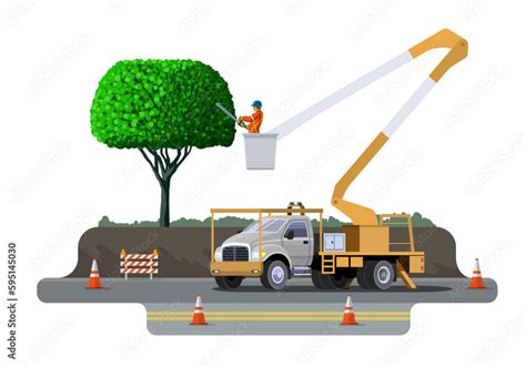 Tree Cutting Service Clip Art