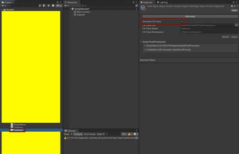 유니티 input system 사용 이벤트핸들러