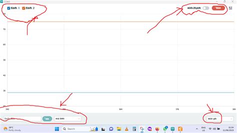 Serial Plotter Interface In Different Language Not In English Ide X Arduino Forum
