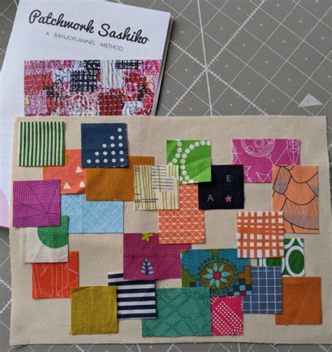 A Quilters Table Patchwork Sashiko