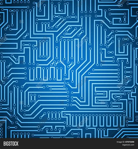 Circuit Board Vector Photo Free Trial Bigstock