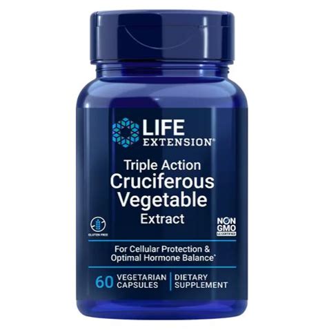Life Extension, Triple Action Cruciferous Veg Extract, Экстракт ...