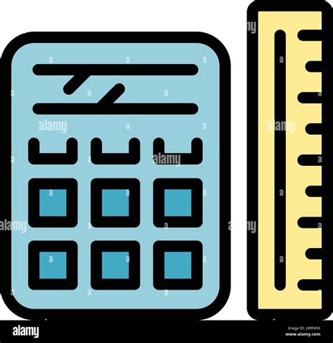 Calculator Icon Outline Vector Plotter Print Format Office Color Flat Stock Vector Image And Art Calculator Icon Outline Vector Plotter Print Format Office Color Flat Stock Vector Image And Art