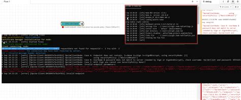 Opcua Client Fails To Connect With The Server · Issue 603