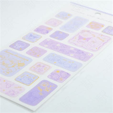 Kamio Japan X Sanrio Line Art Stickers Sanrio Characters