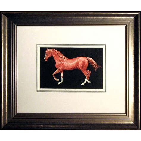 1980s G H Rothe Ben Rabba Ii Red Hand Signed Original Mezzotint