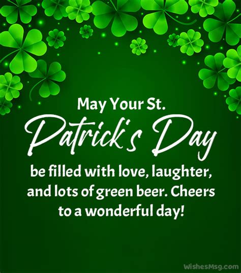 Happy St Patrick S Day Wishes Greetings Quotes Wishesmsg