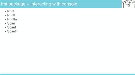 Golang Overview Of Go Golang Language Pptx Golang Overview Of Go Golang Language Pptx
