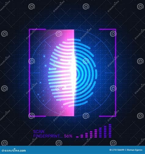 Fingerprint Biometric Scanner Digital Identification Finger Print