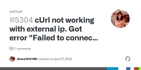 Curl Not Working With External Ip Got Error Failed To Connect Port 80
