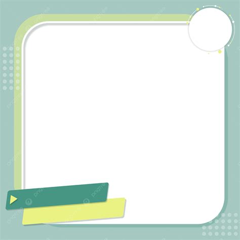 녹색 인스타그램 스타일 기하학적 모양 사각형 프레임 초록 기하학적 정사각형 Png 일러스트 및 Psd 이미지 무료 다운로드 Pngtree