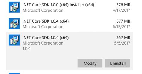 two copies of cli 1 0 4 installed per add remove 1 on disk · issue