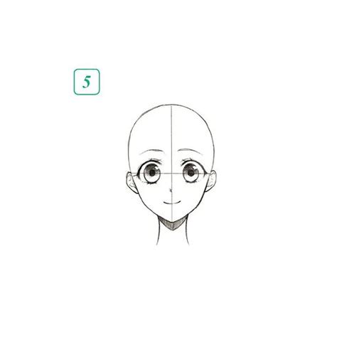 How To Draw A Front Facing Face Anime Art Magazine