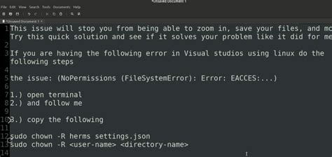 How To Save A File In Vscode Remote Ssh With A Non Root User Privileges Stack Overflow