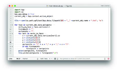 6 Fold Moleculepy Python Script To Extract Geometry Formated For