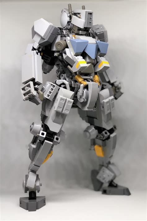 Custom Lego Sci Fi Design Lego Mech Suit Instructions Lego Robot
