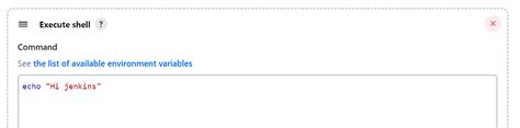 Fatal Error With Execute Shell In Project Ask A Question Jenkins