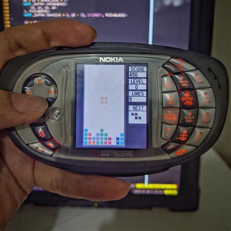 A Tetris Clone I Made For The N Gage Using Python R Ngage