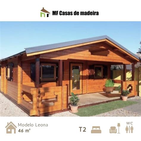 Mf Casas De Madeira Pré Fabricadas Pinho Nórdico Certificado