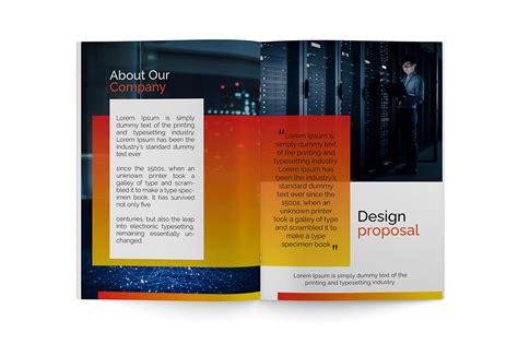 Brochure And Capability Statement Design Behance