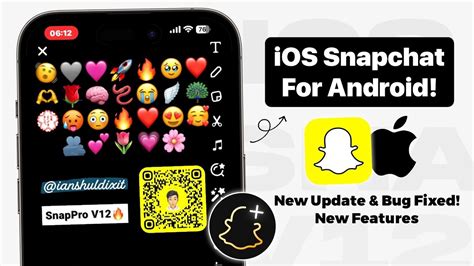 Install iOS Snapchat for Android | iOS Emojis & Pro Features on Snapchat | iPhone Snapchat V12 🔥 ...