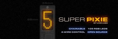 Github Connornishijima Superpixie Superpixie Is A Self Addressing Chainable Display Platform