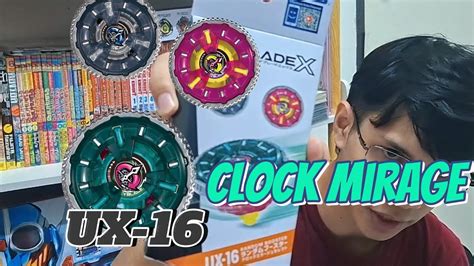 รีวิว Beyblade X ฉันจะดูดเเม้กระทั่งกาลเวลา Ux 16 Clock Mirage Youtube