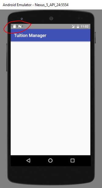 android components in the new activity drawn under status bar stack