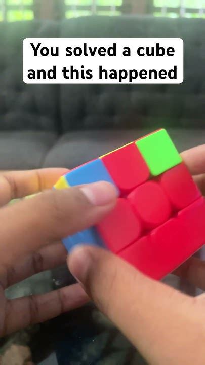 You Solved A Cube And This Happened Z Perm Cube Cubing Cubers
