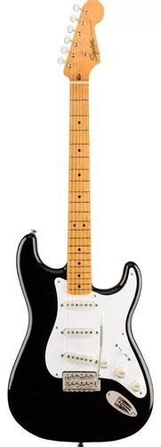 Guitarra Eléctrica Squier Classic Vibe 50s Stratocaster Color Black