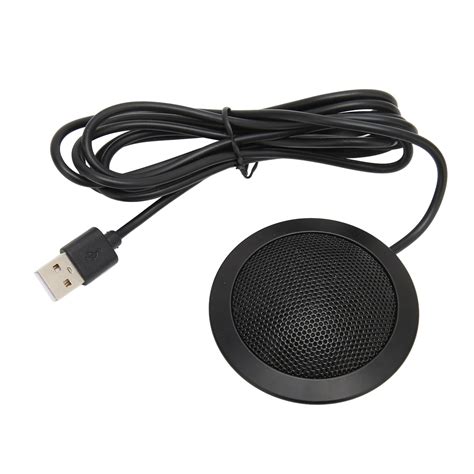 Conference Microphone 360 Degrees Omnidirectional Pickup Plug And Play Noise Reduction