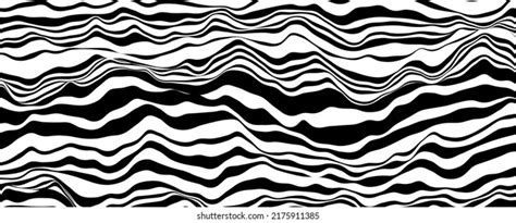 Abstract Black White Layer Geological Structure Stock Vector Royalty Free 2175911385