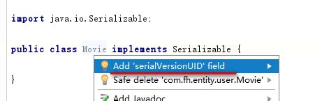 IntelliJ IDEA生成 Serializable 序列化 UID 的快捷键 腾讯云开发者社区 腾讯云