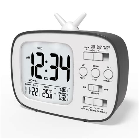 Simple Electronic Clock Photosensitive Smart Clock Grandado