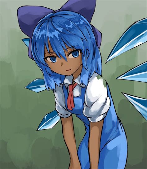 Cirno Tanned Cirno And Annyui Touhou And More Drawn By Nob Danbooru