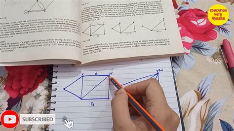 Subgraphs In Graph Theory G E Graph G V Graph Ge Graphs Complete