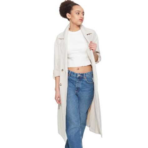 DEX DOUBLE BREASTED KNIT TRENCH Not So Naked