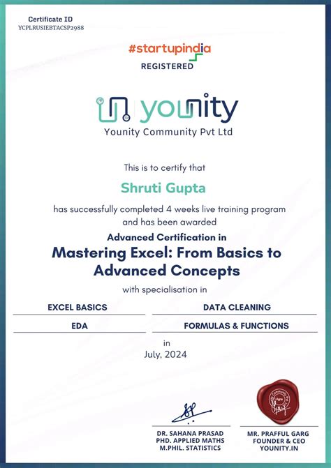 leveling up my excel game shruti gupta