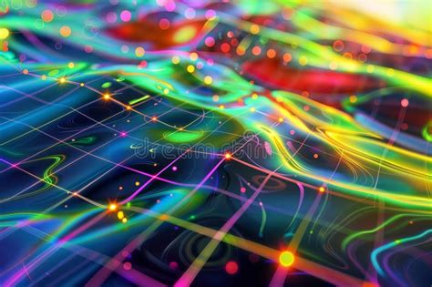Neural Network Web Of Connections Generative Ai Stock Illustration Illustration Of