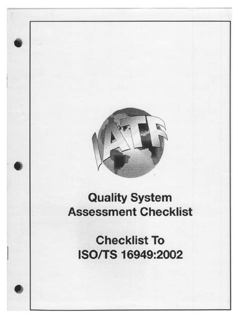 Qsa For Ts 16949 Pdf