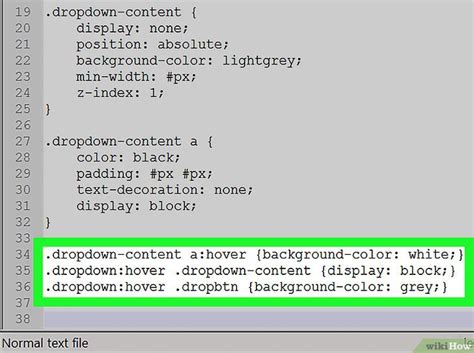 comment créer un menu déroulant en html et css