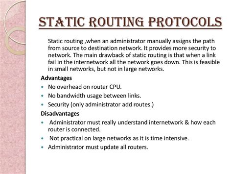 Ppt Of Routing Protocols
