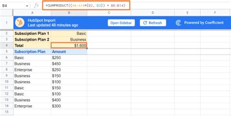 SUMIFS Google Sheets Ultimate Guide Coefficient