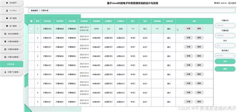 基于spring Boot的电子印章管理系统springboot电子签章 Csdn博客