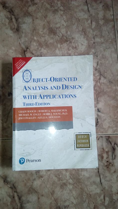 object oriented analysis and design with applications 3rd edition