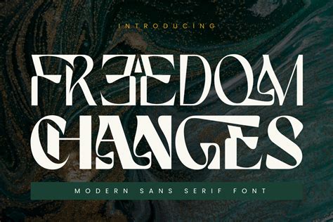 Freedom Changes Font 177Studio FontSpace